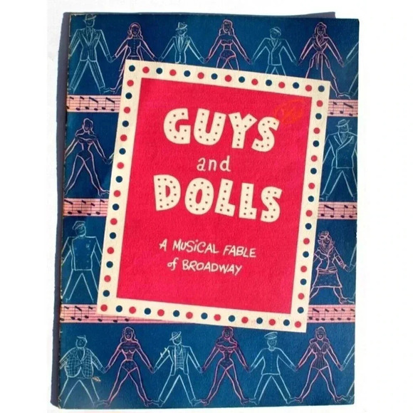 Other | Vtg 196s Guys And Dolls Souvenir Musical Fable Of Broadway ...